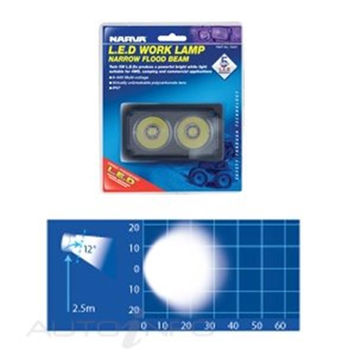 Narva LED Work Lamp Flood Beam - 1000 Lumens, 9-64V | Supercheap Auto ...