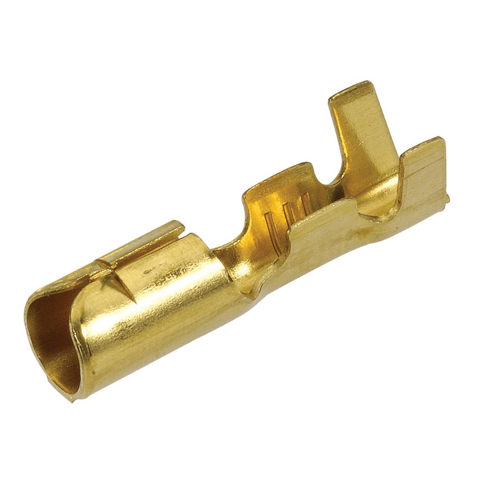 Narva Non Insulated Brass Female Terminal - 100 Pack, 5mm, Bullet ...