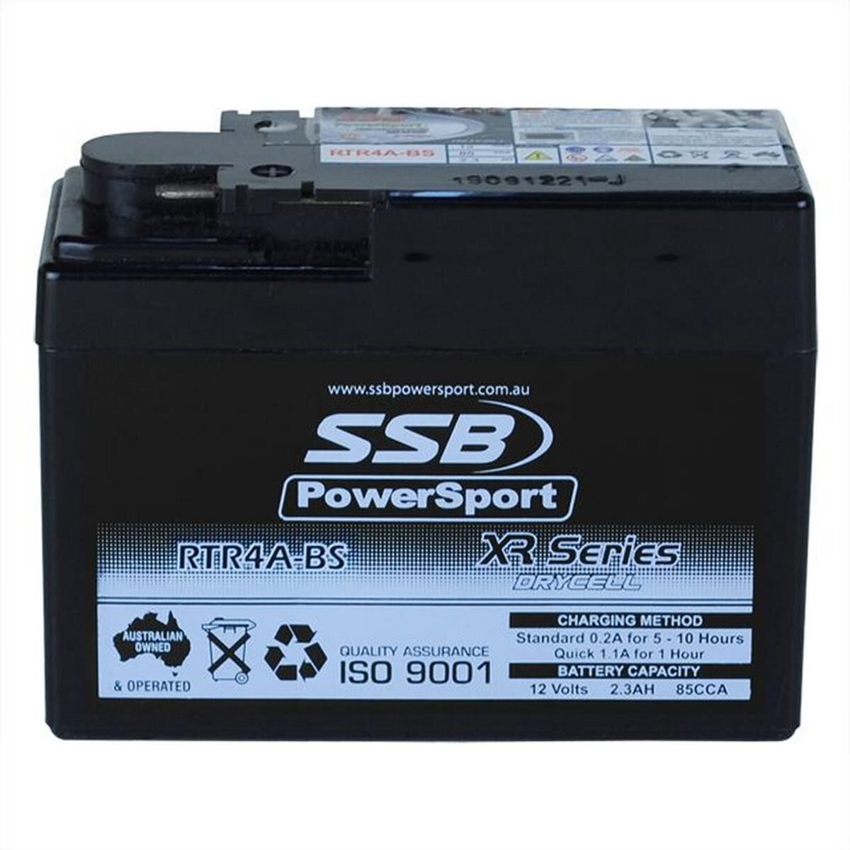 Century Powersports Battery top YB9