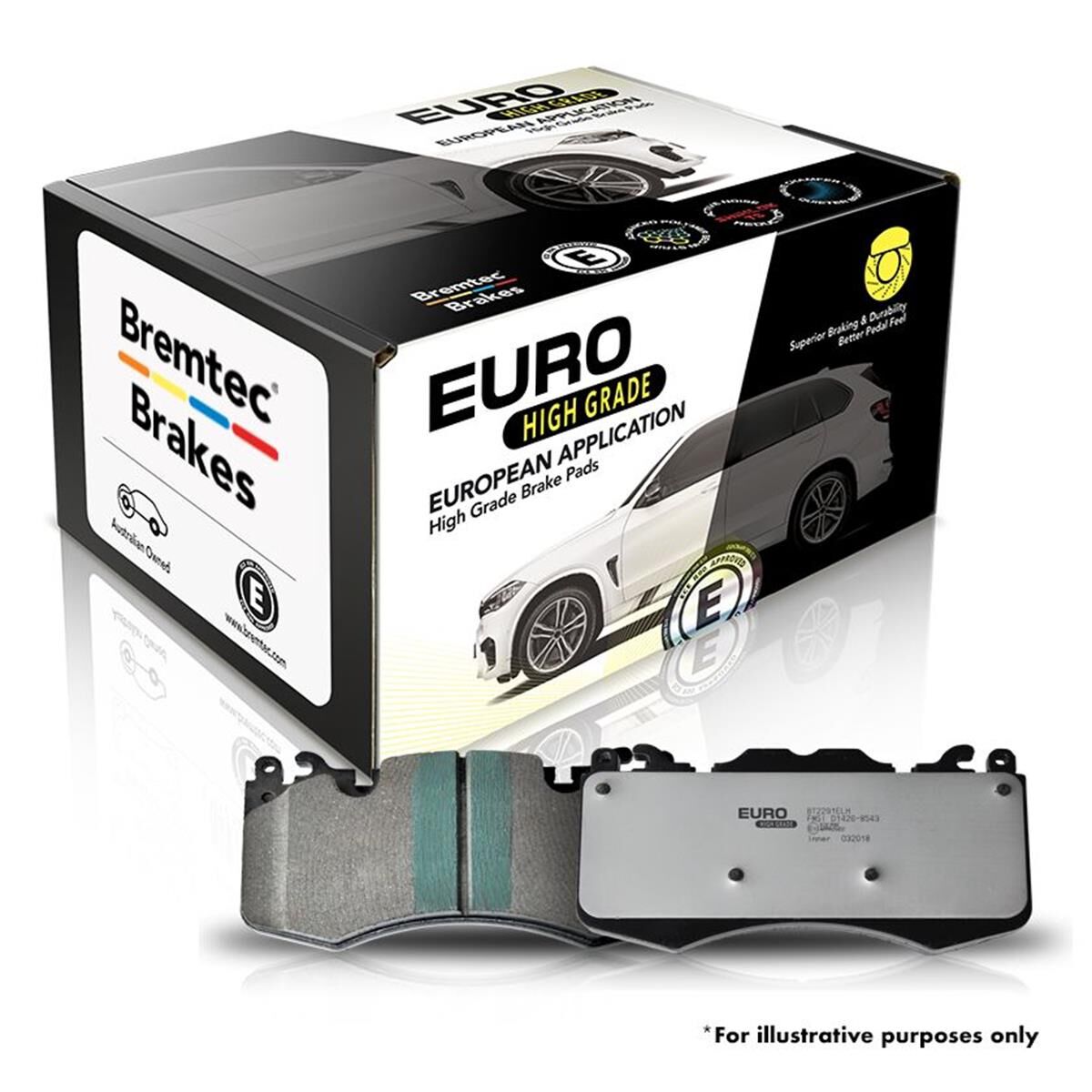 Bremtec Euro-Line Brake Pads - BT2221EL | Supercheap Auto New Zealand