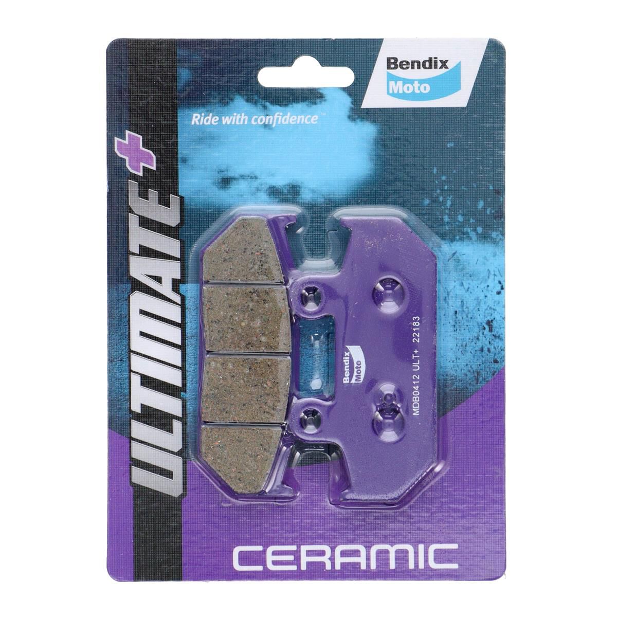Bendix Ultimate+ Motorcycle Disc Brake Pads - MDB0412-ULT+ | Supercheap ...