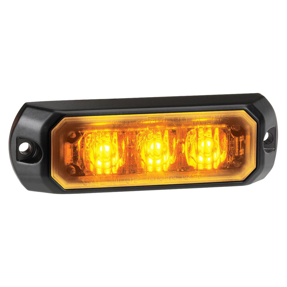 3 LED Warning Light - 12/24V, Amber | Supercheap Auto New Zealand