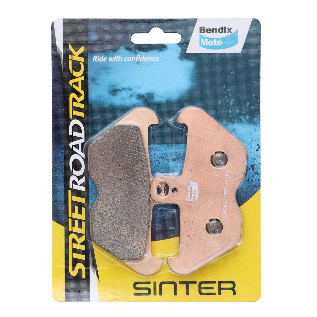 Bendix Street Road Track Motorcycle Disc Brake Pads - MDB0407-SRT ...