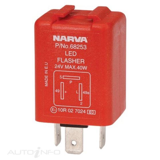 LED Electronic Flasher Unit 3 Pin - 24V | Supercheap Auto New Zealand