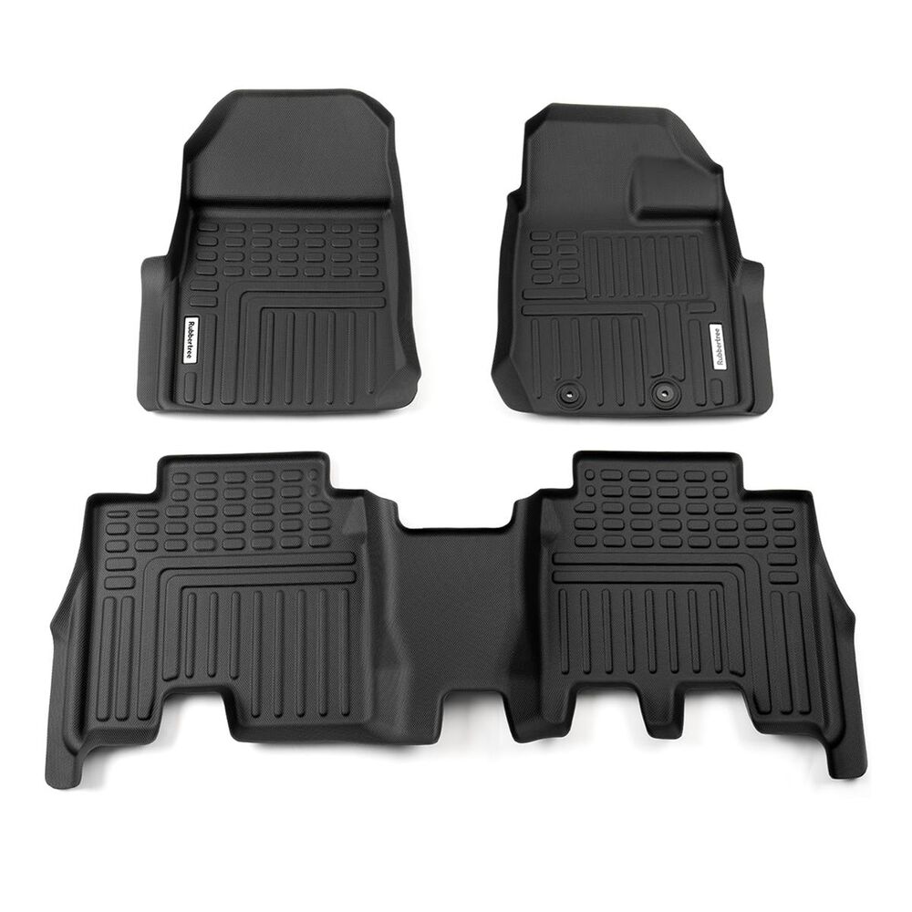 RubberTree Deep Dish Floor Liners to suit Isuzu MU-X 2021+ - IZM001-3D ...