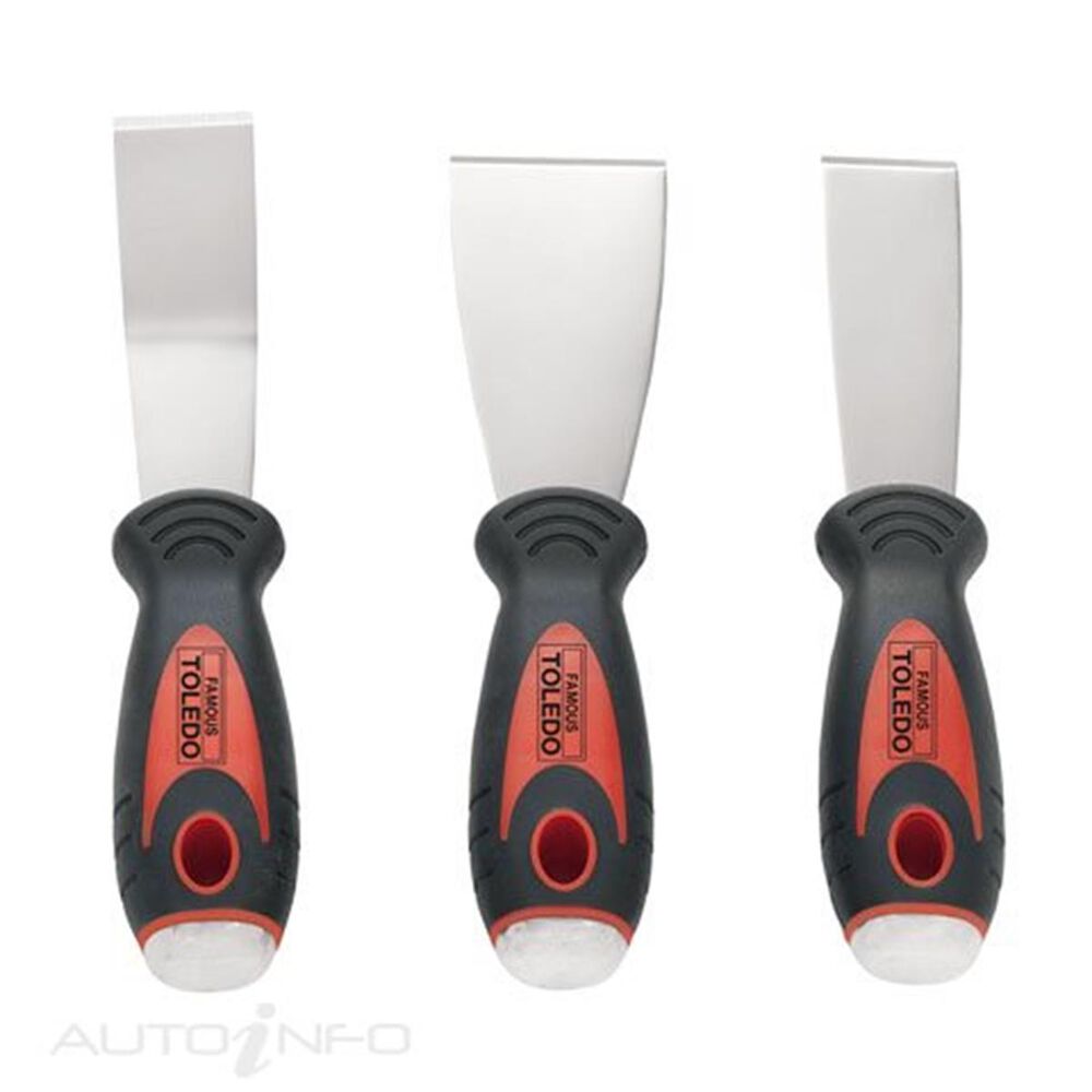 Stainless Steel Scraper Set 3 Pc - 301651 | Supercheap Auto New Zealand