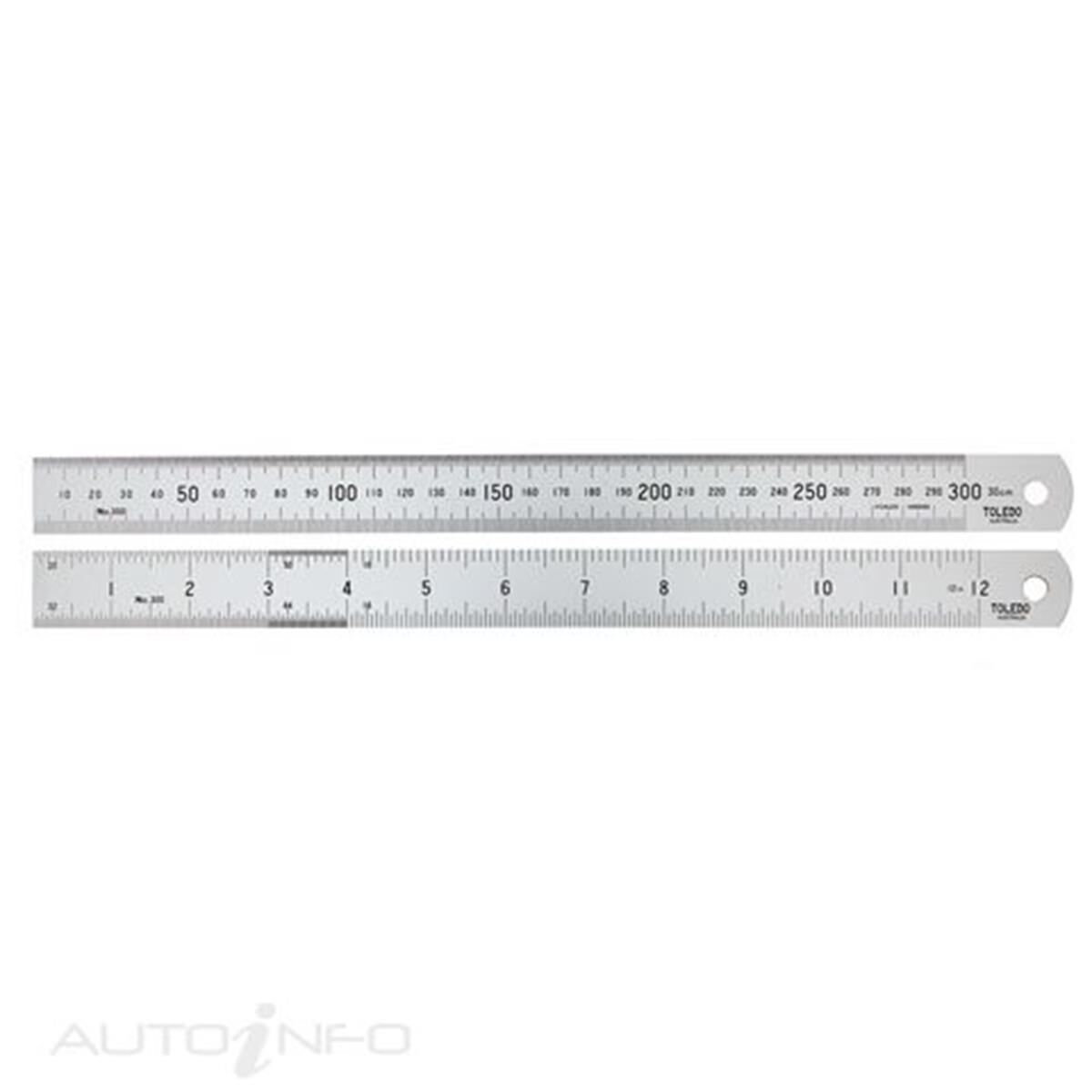 Toledo Stainless Steel Rule - 600mm - 60024 | Supercheap Auto New Zealand