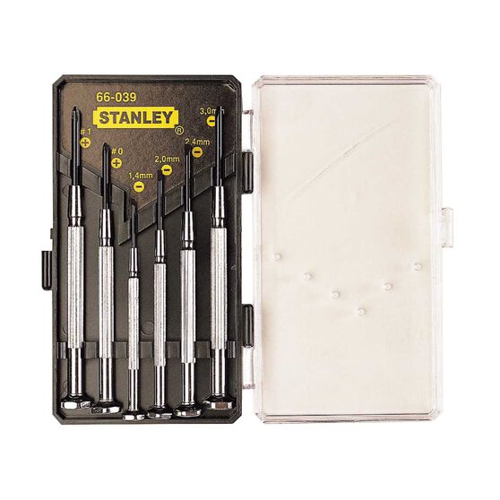 Stanley Metal Precision Screwdriver Set - 6 Piece - 66-039 | Supercheap ...