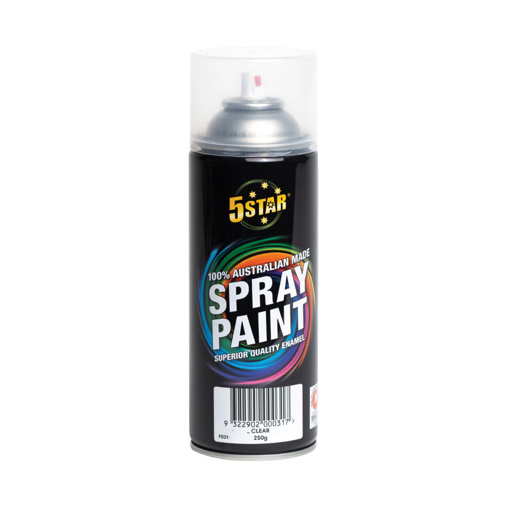 5 Star Enamel Spray Paint Clear 250g | Supercheap Auto New Zealand