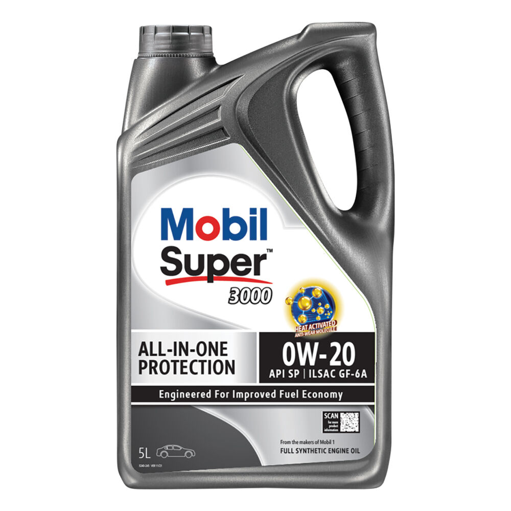 Mobil Super 3000 Engine Oil 0W-20 5 Litre | Supercheap Auto New Zealand