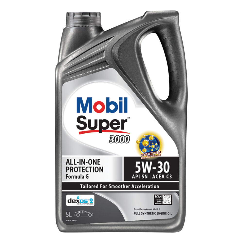 Mobil Super 3000 Formula G Engine Oil 5W-30 5 Litre | Supercheap Auto ...