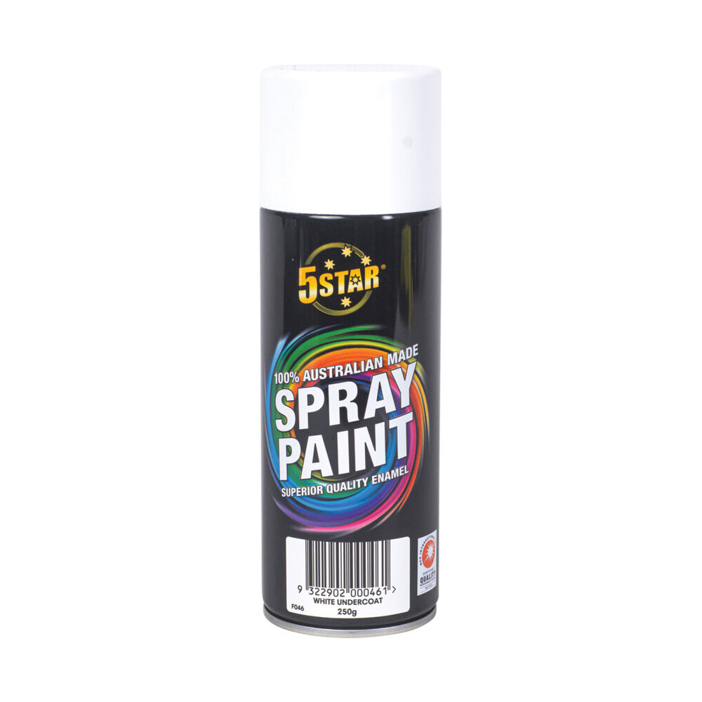 5 Star Enamel Spray Paint White Primer 250g | Supercheap Auto New Zealand