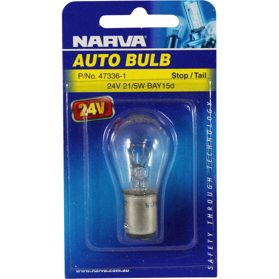 Narva Bulb - 24V, 21/5W, BAY15d | Supercheap Auto New Zealand