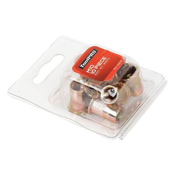 ToolPRO Rivet Nut Inserts M10 10 Piece | Supercheap Auto New Zealand