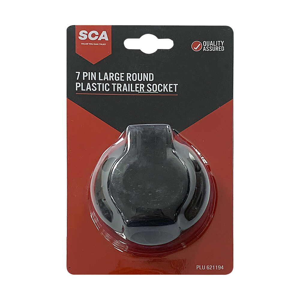 SCA Trailer Socket 7 Pin Large Round | Supercheap Auto New Zealand