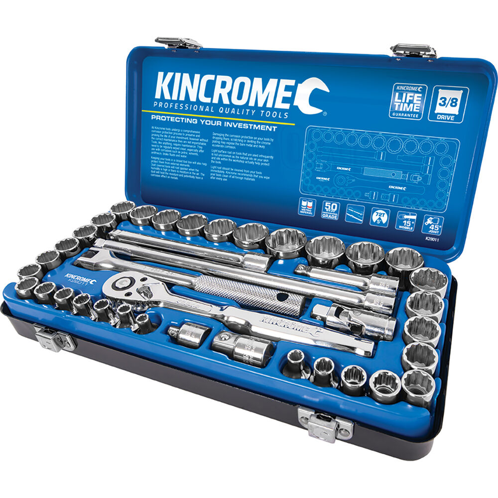 Kincrome Socket Set 3/8" Drive Metric/SAE 39 Piece | Supercheap Auto ...