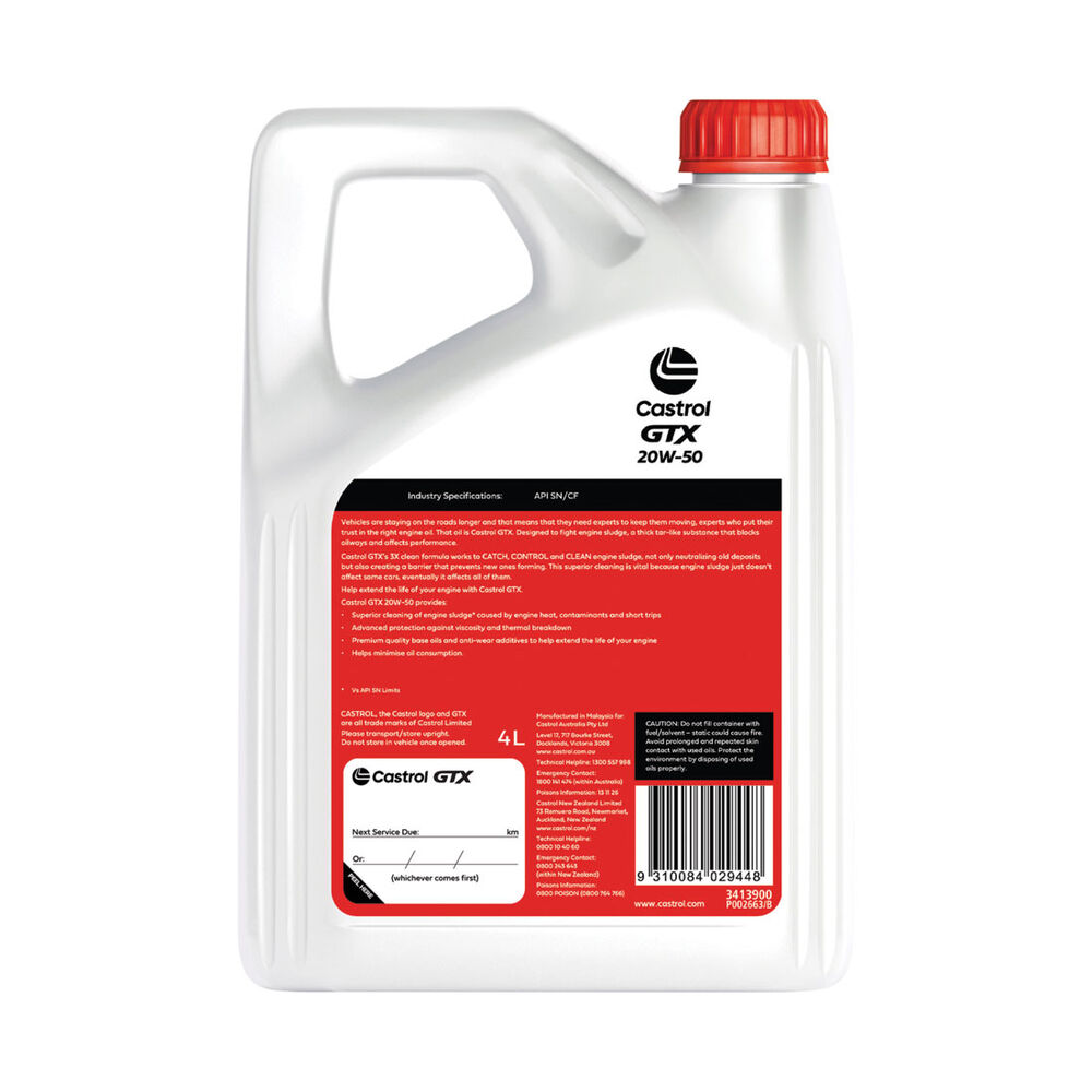 Castrol GTX Engine Oil 20W 50 4 Litre Supercheap Auto New Zealand castrol-gtx-engine-oil-20w-50-4-litre-supercheap-auto-new-zealand