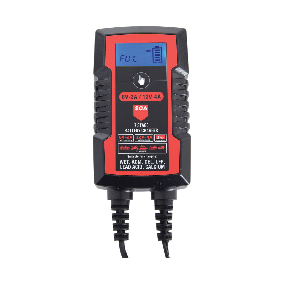 SCA 6 12V 2 4 Amp Battery Charger Supercheap Auto New Zealand
