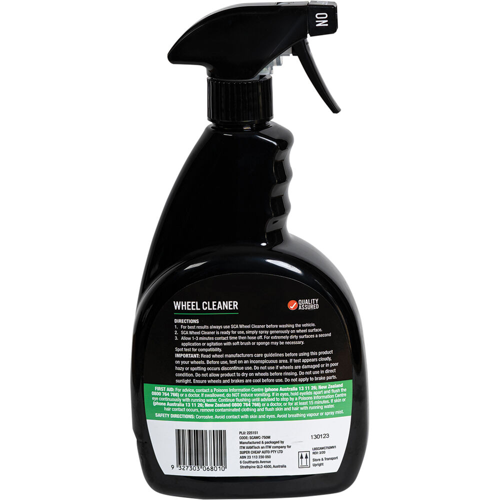 SCA Sparkling Wheel Cleaner 750mL | Supercheap Auto New Zealand