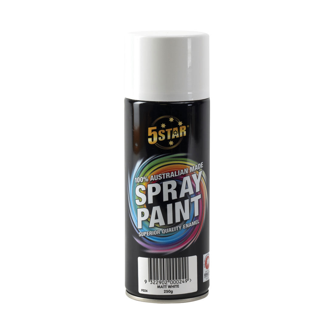 5 Star Enamel Spray Paint Matt White 250g | Supercheap Auto New Zealand