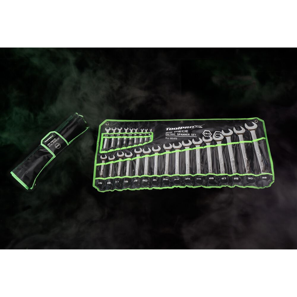 ToolPRO-X Spanner Set Metric 25 Piece | Supercheap Auto New Zealand