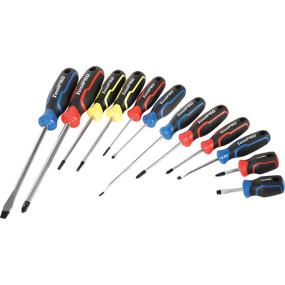 ToolPRO Screwdriver Set - 12 Piece | Supercheap Auto New Zealand