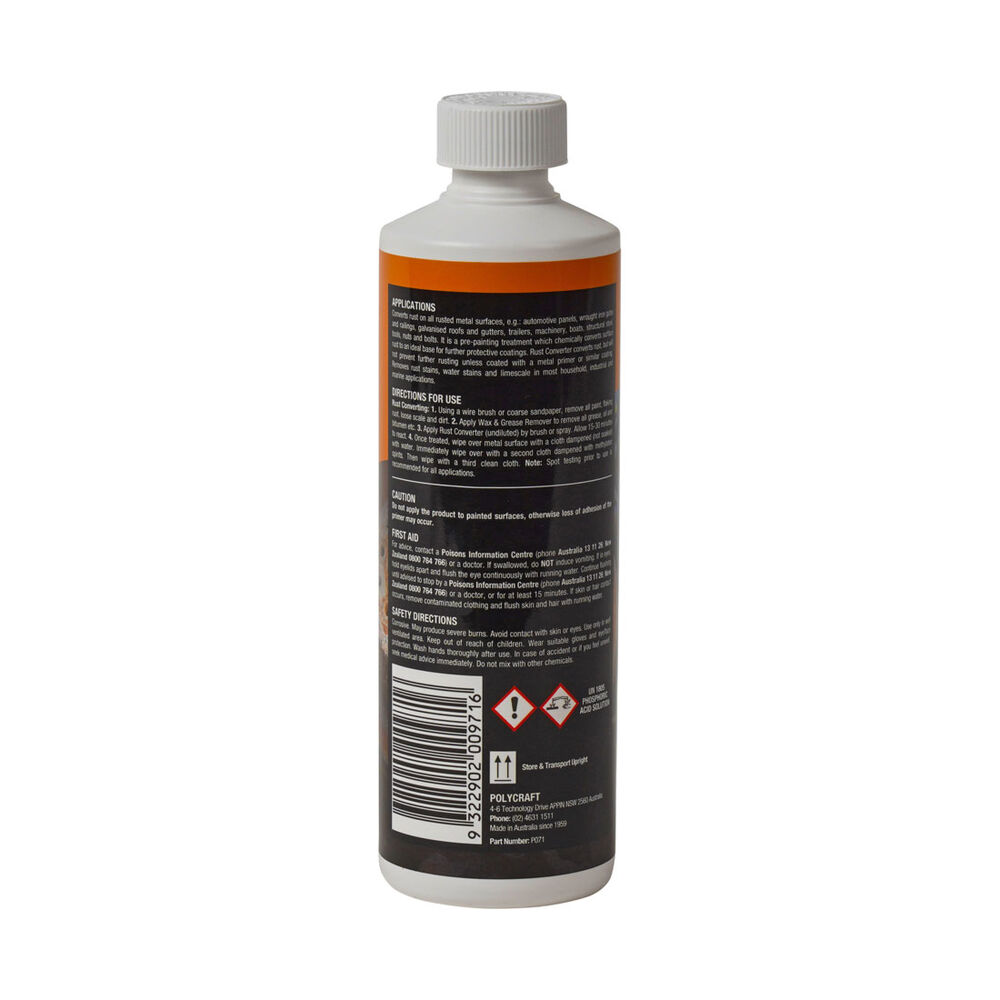 Polycraft Rust Converter 500mL | Supercheap Auto New Zealand