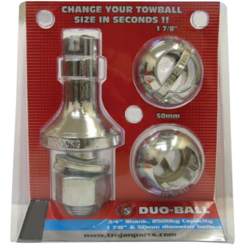 Trojan Tow Ball Duo Fit - 3500KG, 1 inch | Supercheap Auto New Zealand