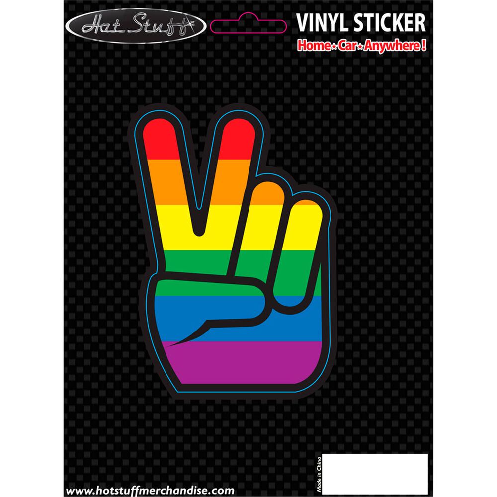Sticker Peace Finger, Vinyl | Supercheap Auto New Zealand
