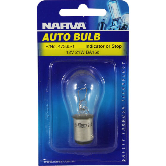 Narva Bulb - 12V, 21W, BA15d | Supercheap Auto New Zealand