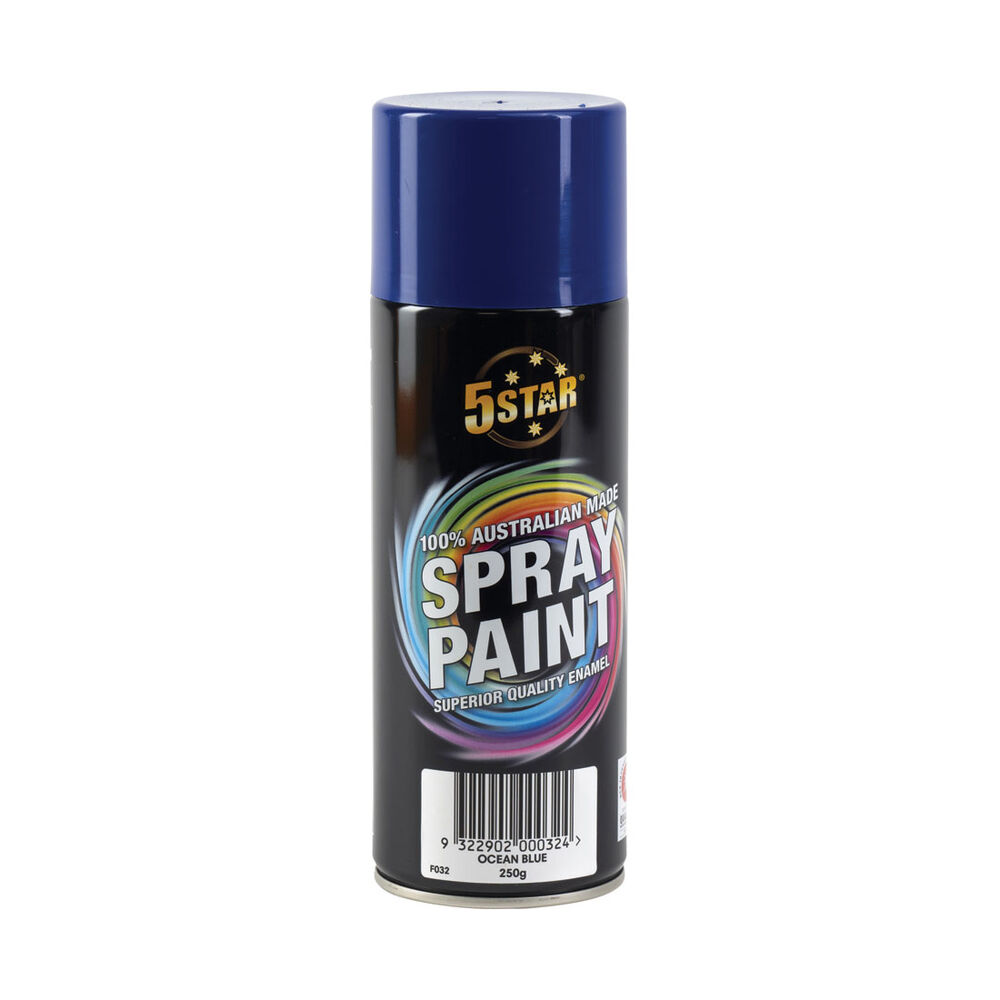 5 Star Enamel Spray Paint Blue 250g | Supercheap Auto New Zealand