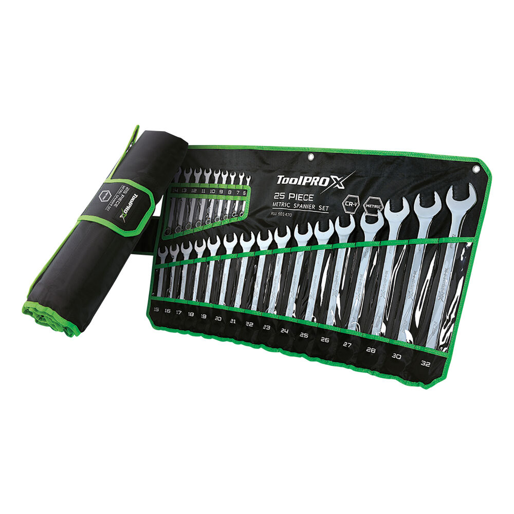 ToolPRO-X Spanner Set Metric 25 Piece | Supercheap Auto New Zealand
