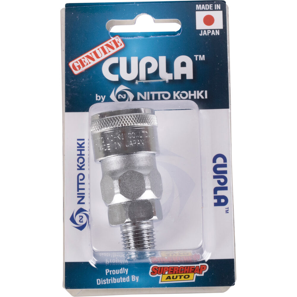Nitto Air Fitting Coupler Male Coupler 1/4" P-200-20SM | Supercheap ...