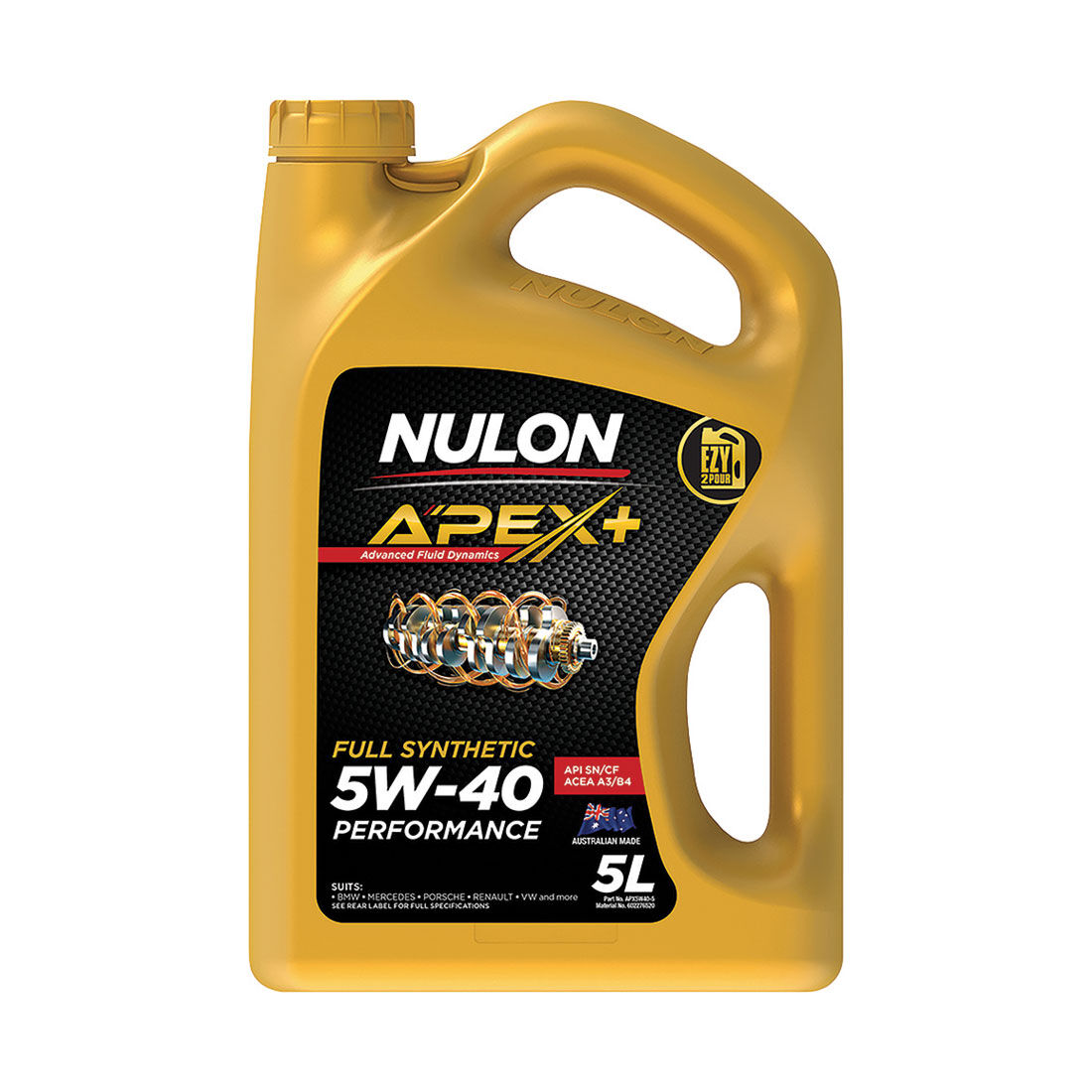 Nulon Full Synthetic Long Life Engine Oil - 5W-40 5 Litre | Supercheap ...