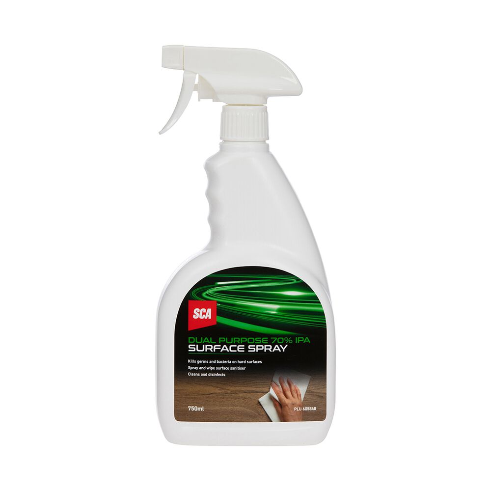SCA Dual Purpose 70% IPA Surface Spray- 750ml | Supercheap Auto New Zealand