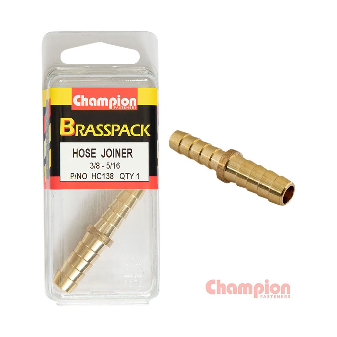 Champion Brass Hose Joiner - 3/8" x 5"16", HC138 | Supercheap Auto New ...