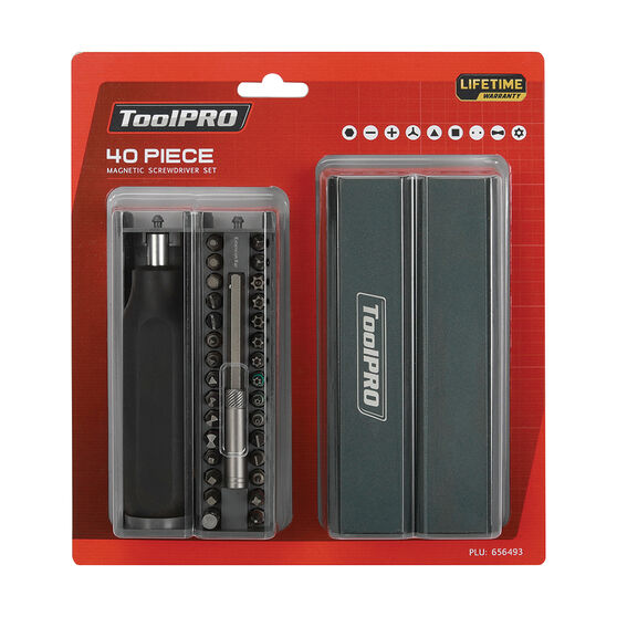 ToolPRO Screwdriver Set Magnetic 40 Piece | Supercheap Auto New Zealand