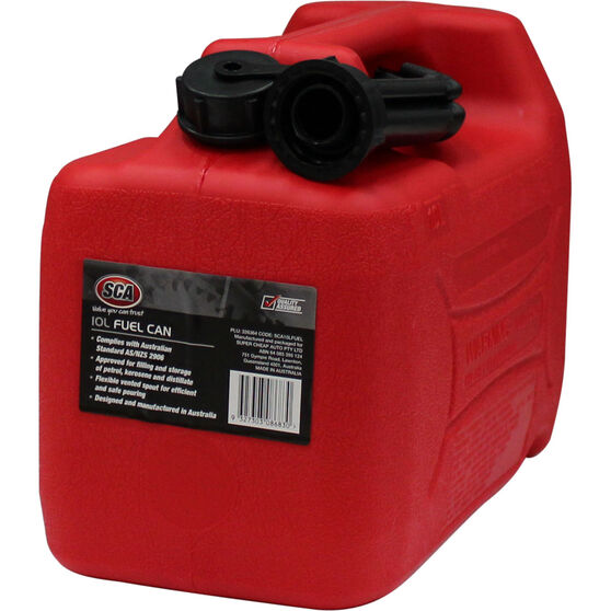 SCA Petrol Jerry Can 10 Litre | Supercheap Auto New Zealand