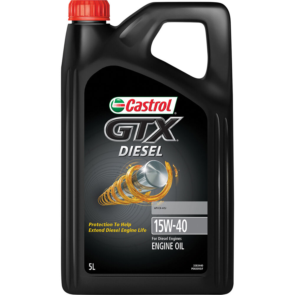 Castrol GTX Diesel Engine Oil - 15W-40, 5 Litre | Supercheap Auto New ...