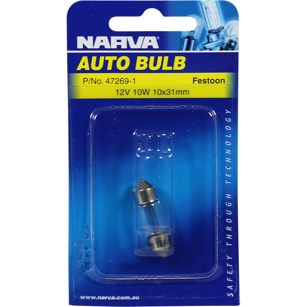 Narva Bulb - 12V, 10W, 10x31mm | Supercheap Auto New Zealand