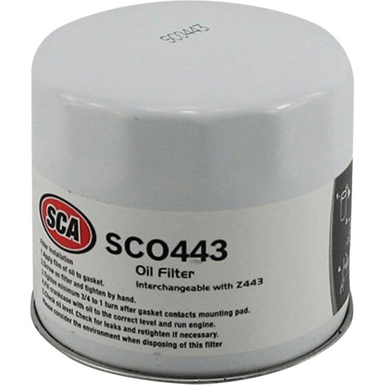 SCA Oil Filter SCO443 (Interchangeable with Z443) | Supercheap Auto New ...