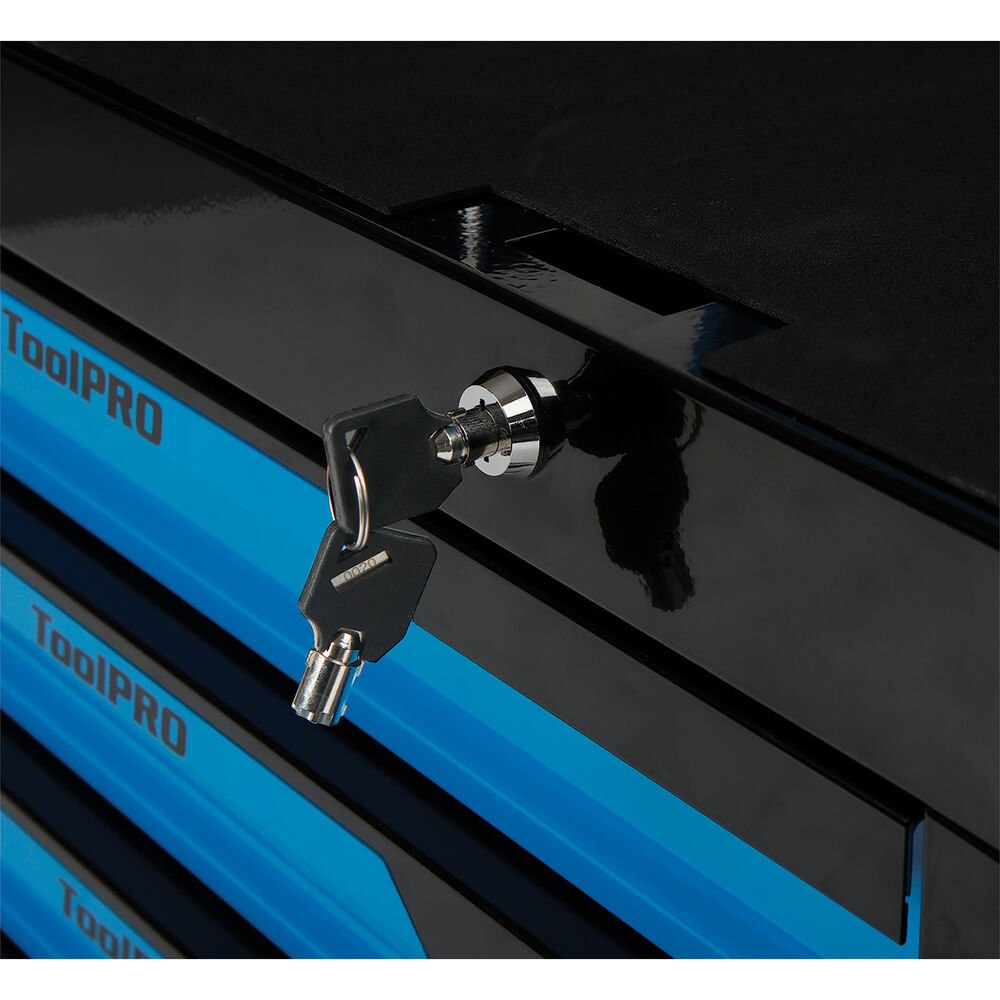 ToolPRO Neon Tool Chest Blue 6 Drawer 42 Inch | Supercheap Auto New Zealand