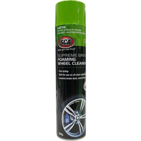 SCA Supreme Green Foaming Wheel Cleaner 500g | Supercheap Auto New Zealand