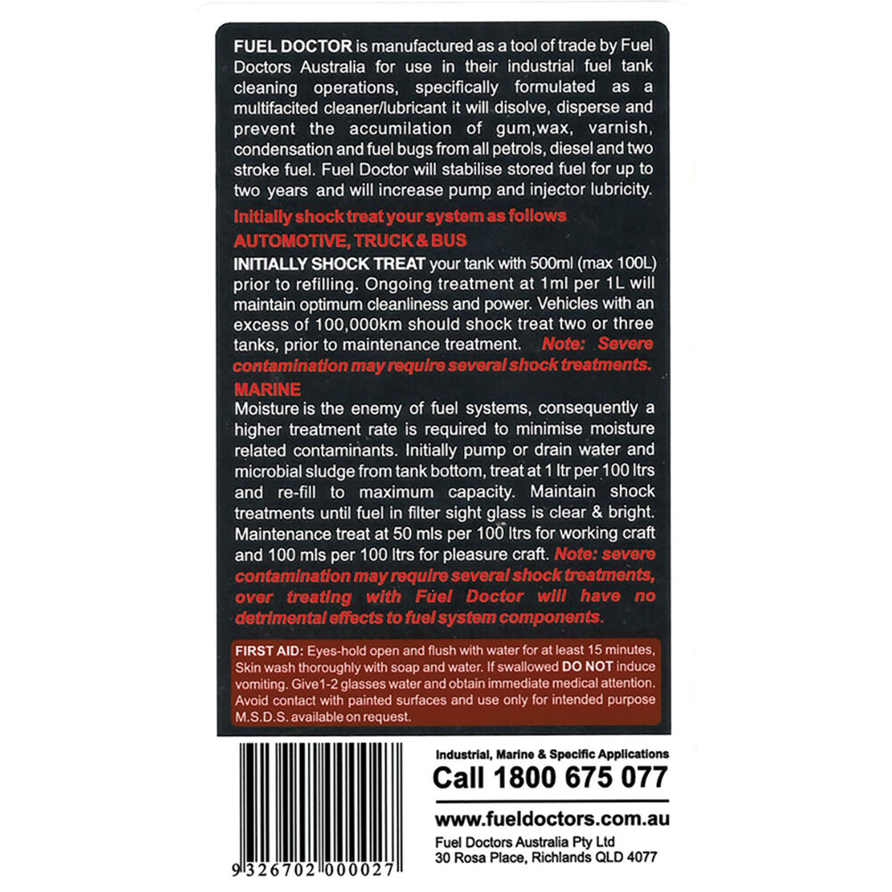 Fuel Doctor Fuel Conditioner - 250ml | Supercheap Auto New Zealand