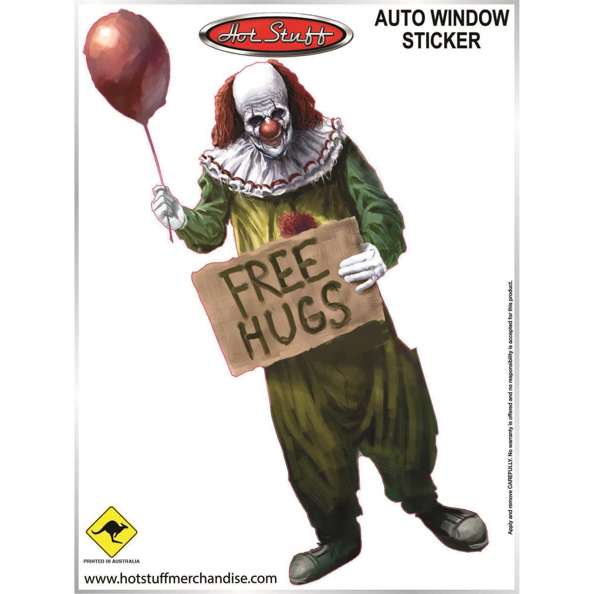 Hot Stuff Sticker Clownhood, Vinyl | Supercheap Auto New Zealand