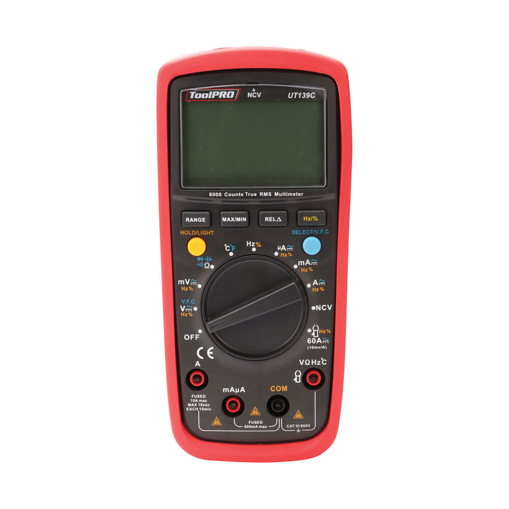 ToolPRO Multimeter Digital - Professional, Auto Ranging | Supercheap ...