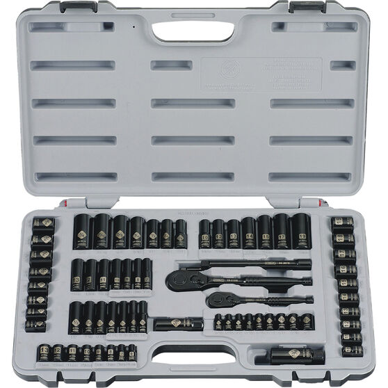 Stanley Socket Set 1/4" & 3/8" Drive Metric/SAE 69 Piece | Supercheap ...