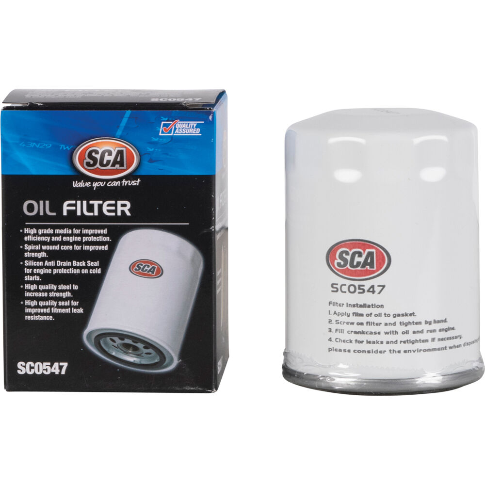 SCA Oil Filter SCO547 (Interchangeable with Z547) | Supercheap Auto New ...