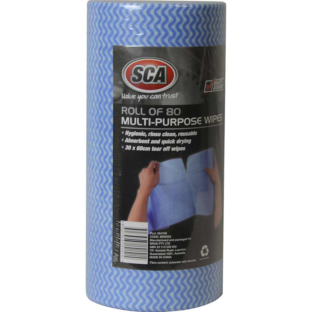 SCA Multi-purpose Wipes - 80 Wipes | Supercheap Auto New Zealand