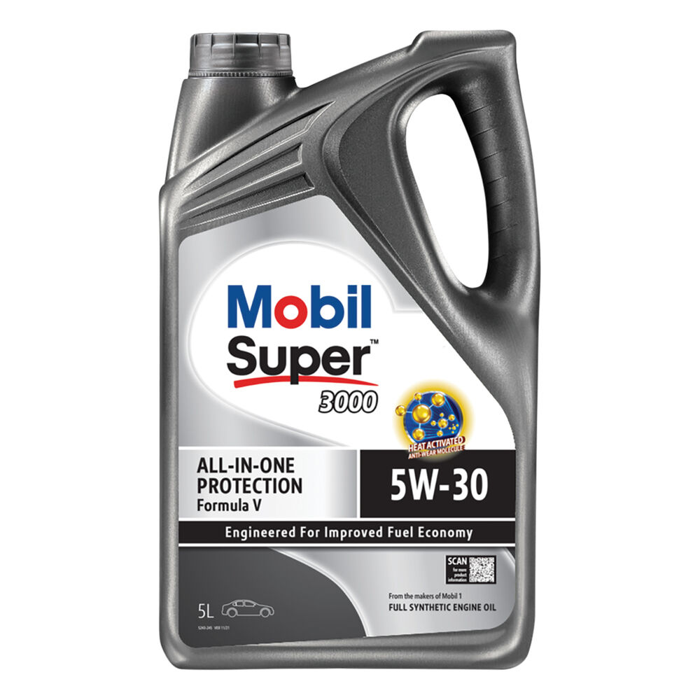 Mobil Super 3000 Formula V Engine Oil 5W-30 5 Litre | Supercheap Auto ...